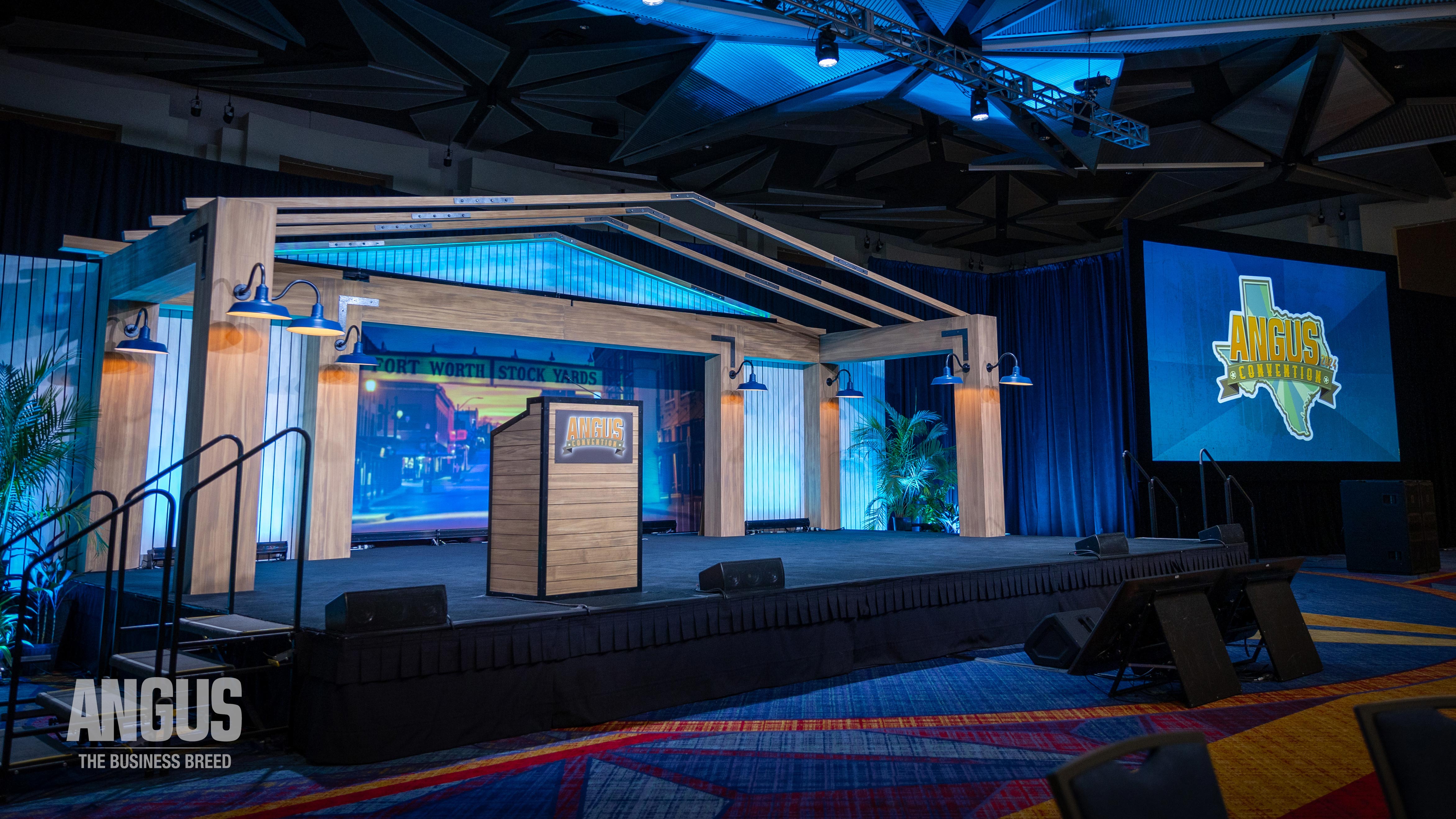 Angus Recognizes Champions in the Ring